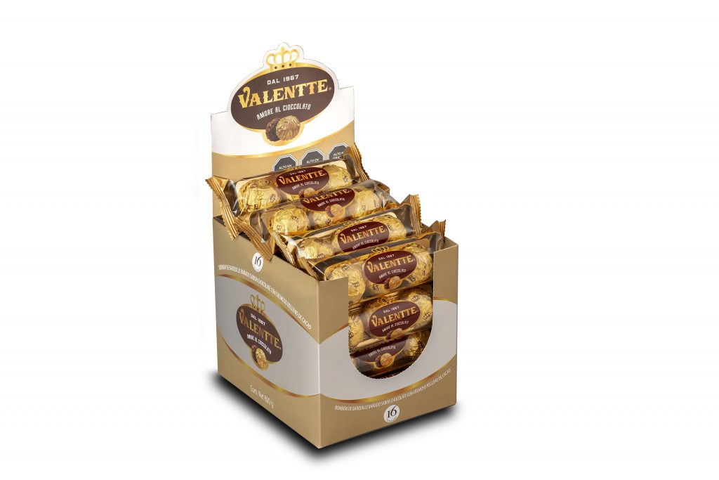 CHOCOLATES VALENTTE DISPLAY 16 PAQUETES DE 3 BOMBONES – Tienda Ilan