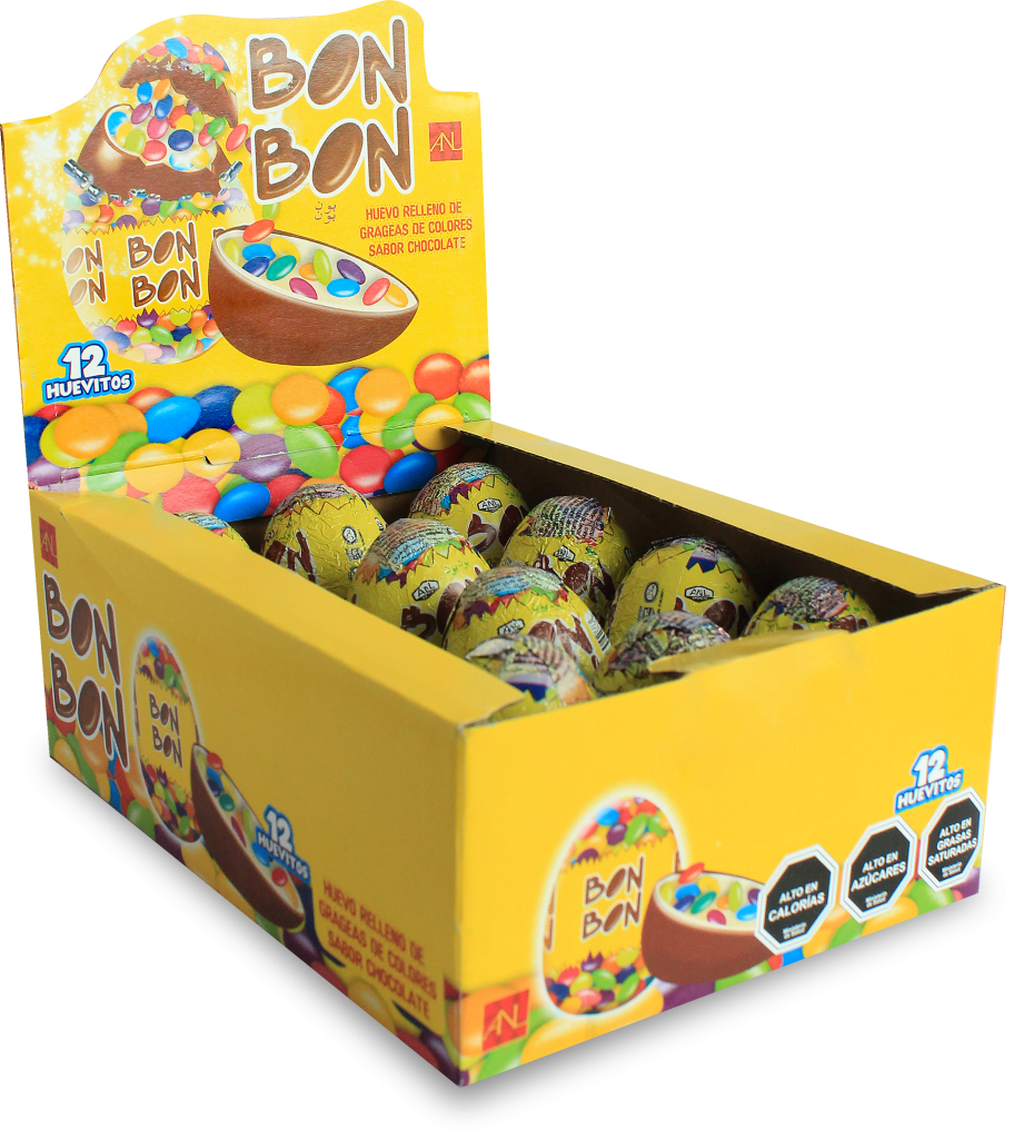 Huevo Relleno Con Chocolate 720gr. Anl Display Bon Bon – Tienda Ilan