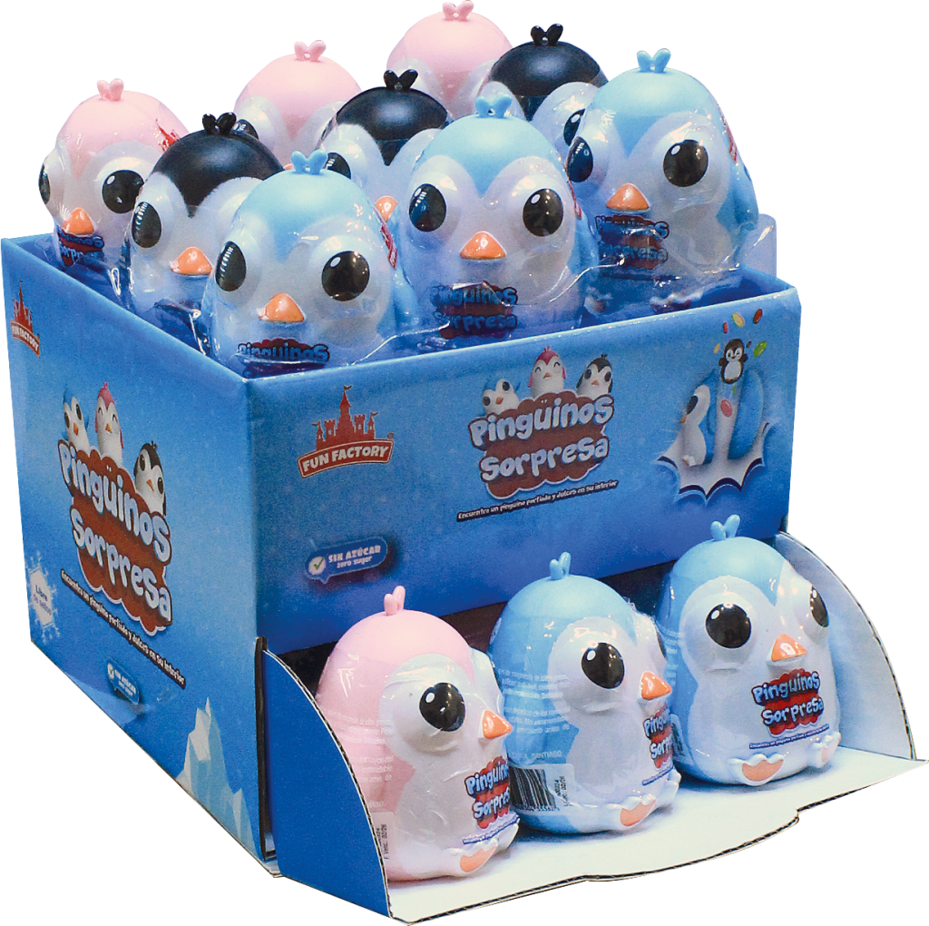DISPLAY PINGÛINOS CANDY TOYS 24ux2grs – Tienda Ilan